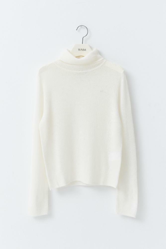 Cashmere Knit Turtleneck - Ivory - 하고(HAGO)
