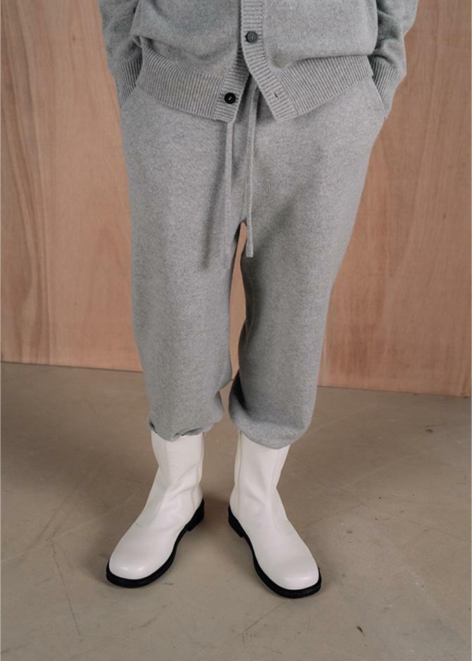 CASHMERE BASIC JOGGER PANTS - HAGO(하고)