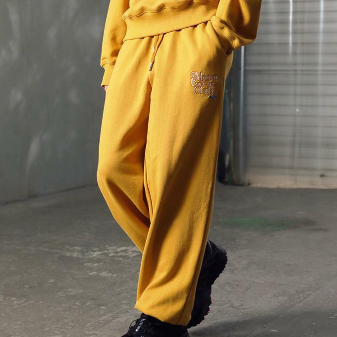 MCC SOLID SWEATPANTS (MUSTARD) - HAGO(하고)