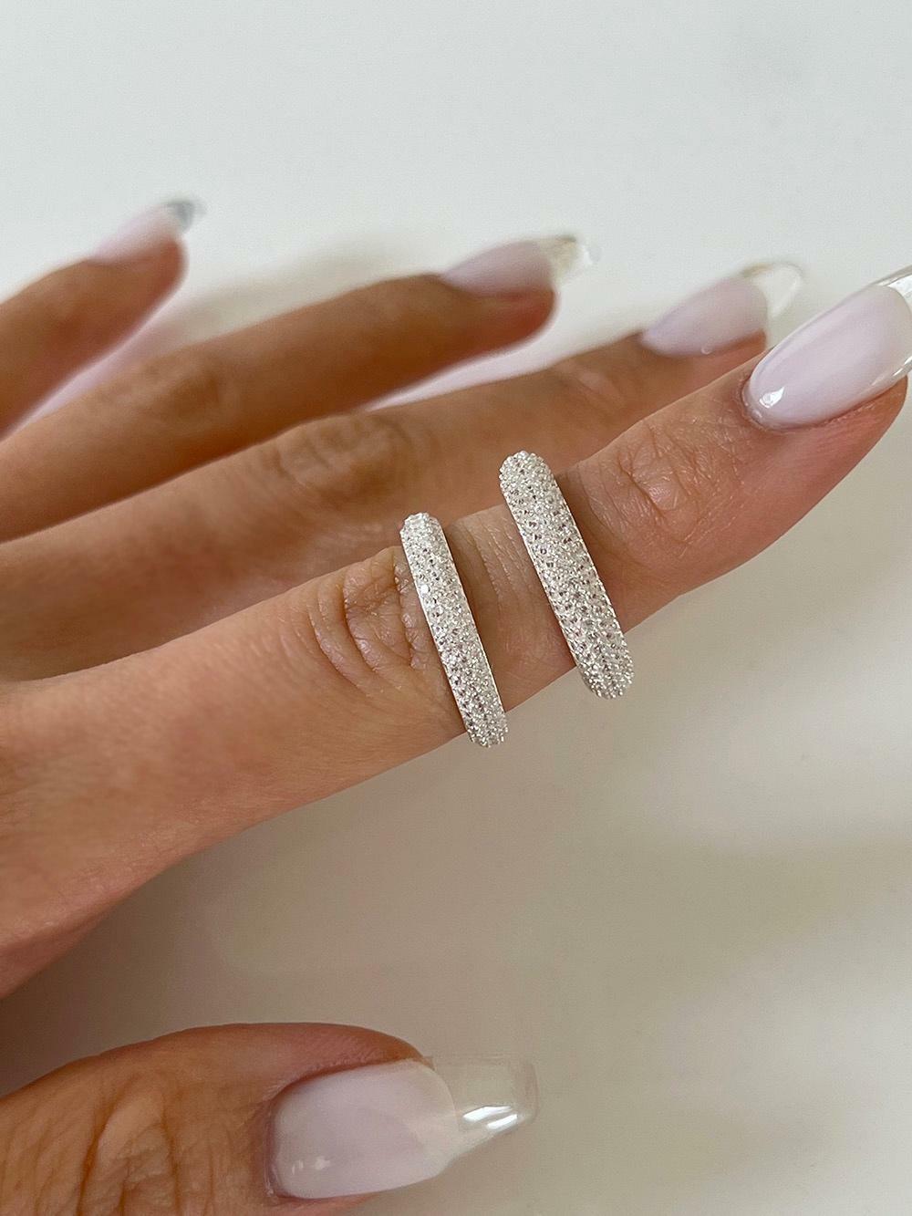 [925silver] Glitter ring (3mm) - 하고(HAGO)