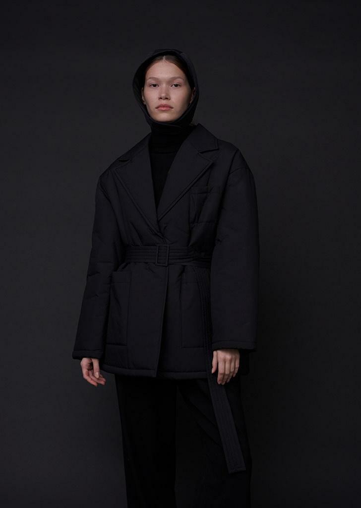 Pocket Padded Jacket Black - HAGO(하고)
