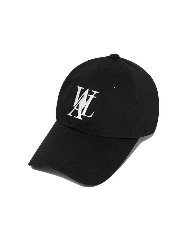 Deep signature logo ball cap - BLACK - HAGO(하고)
