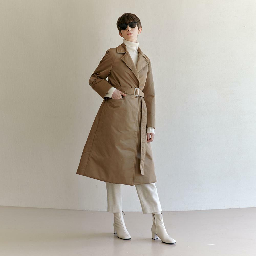 Double breasted thin down coat M2D760BR - HAGO(하고)