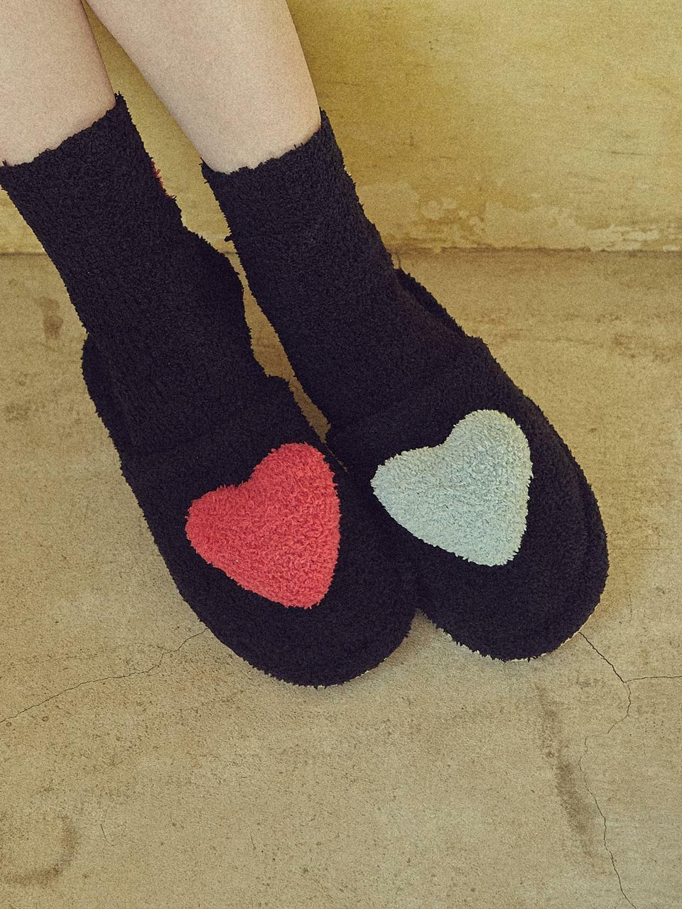 [3909-BBWSS] 매직하트 슬리퍼 3colors - 하고