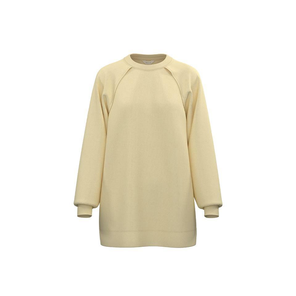 Mea Shoulder Cut-Out Sweatshirt [Ivory] - 하고