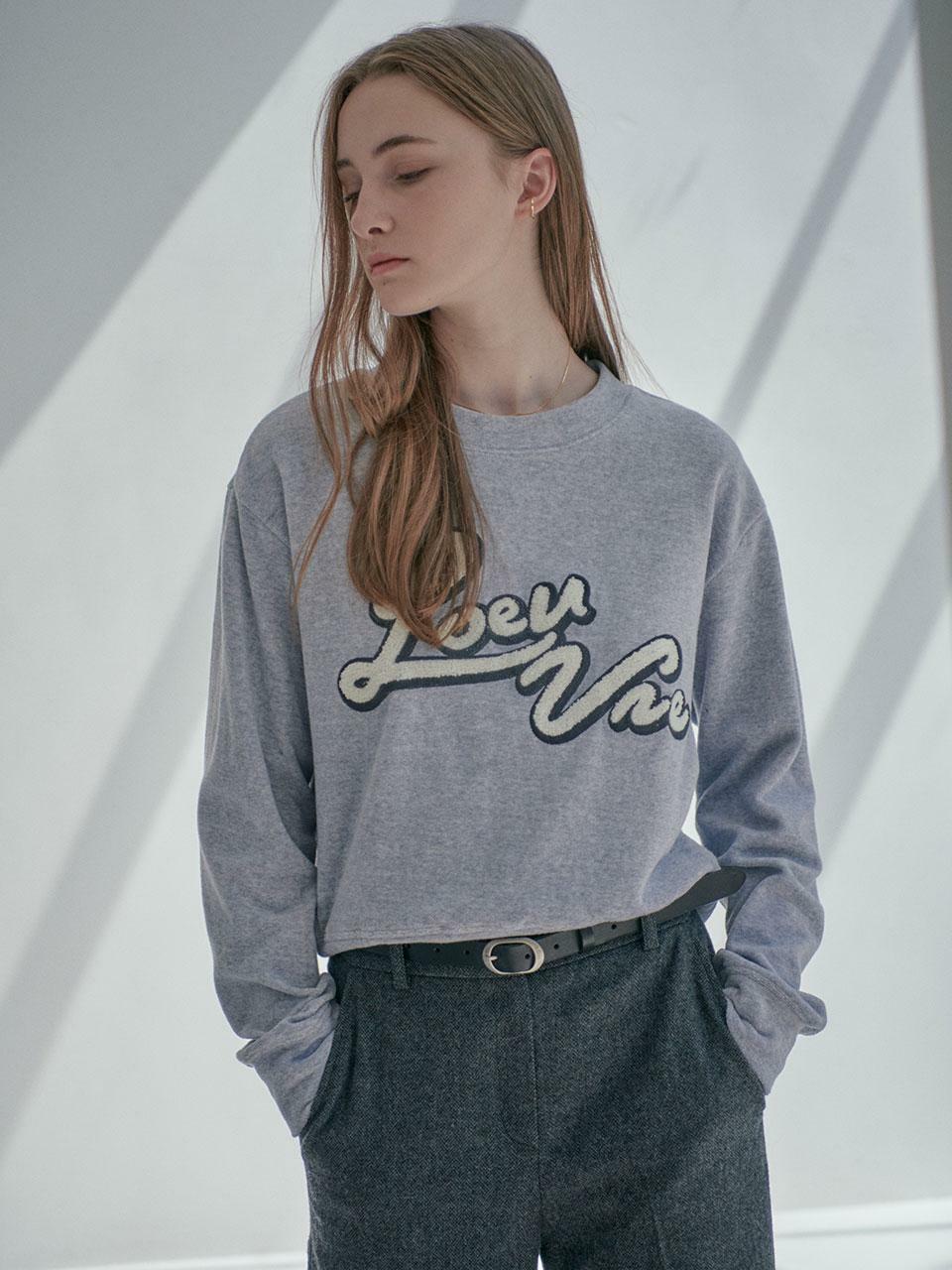 Terry Lettering Sweatshirt SW2WE817-FR - HAGO(하고)