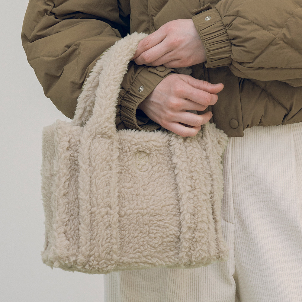 SIAC3015 shearing tote bag_Beige - 하고