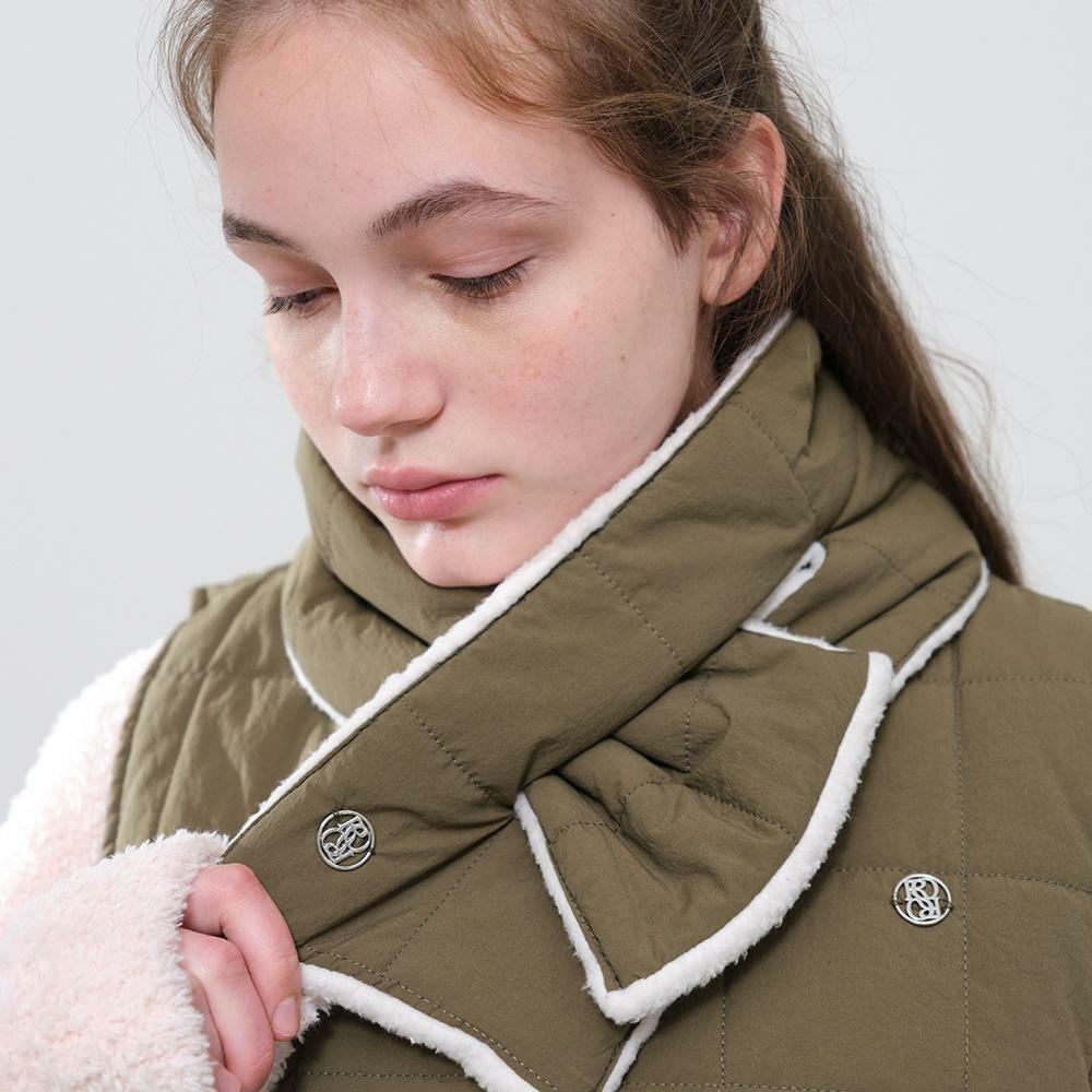 Classic Symbol Quilting Padding Muffler [KHAKI] - 하고