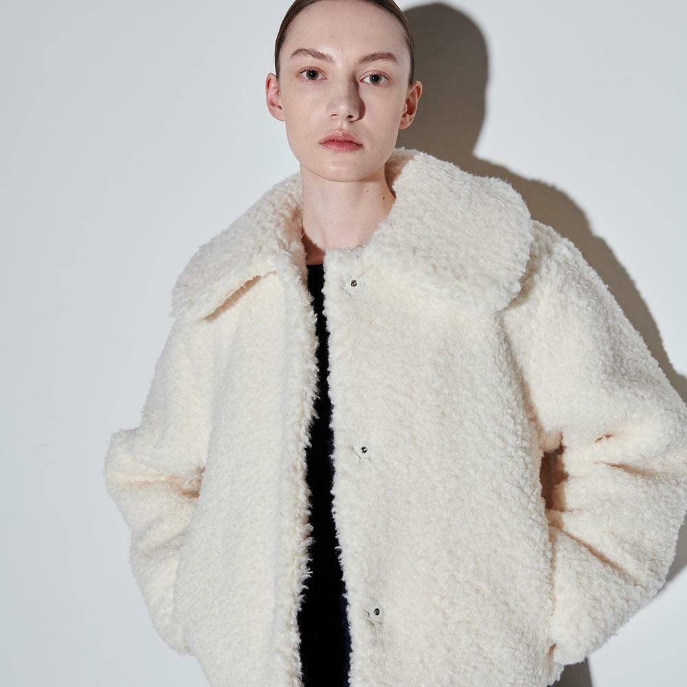 MINI FUR JACKET / IVORY - HAGO(하고)