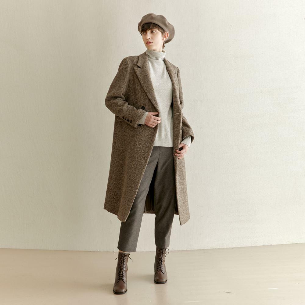 Double breasted wool coat M2D701 - HAGO(하고)