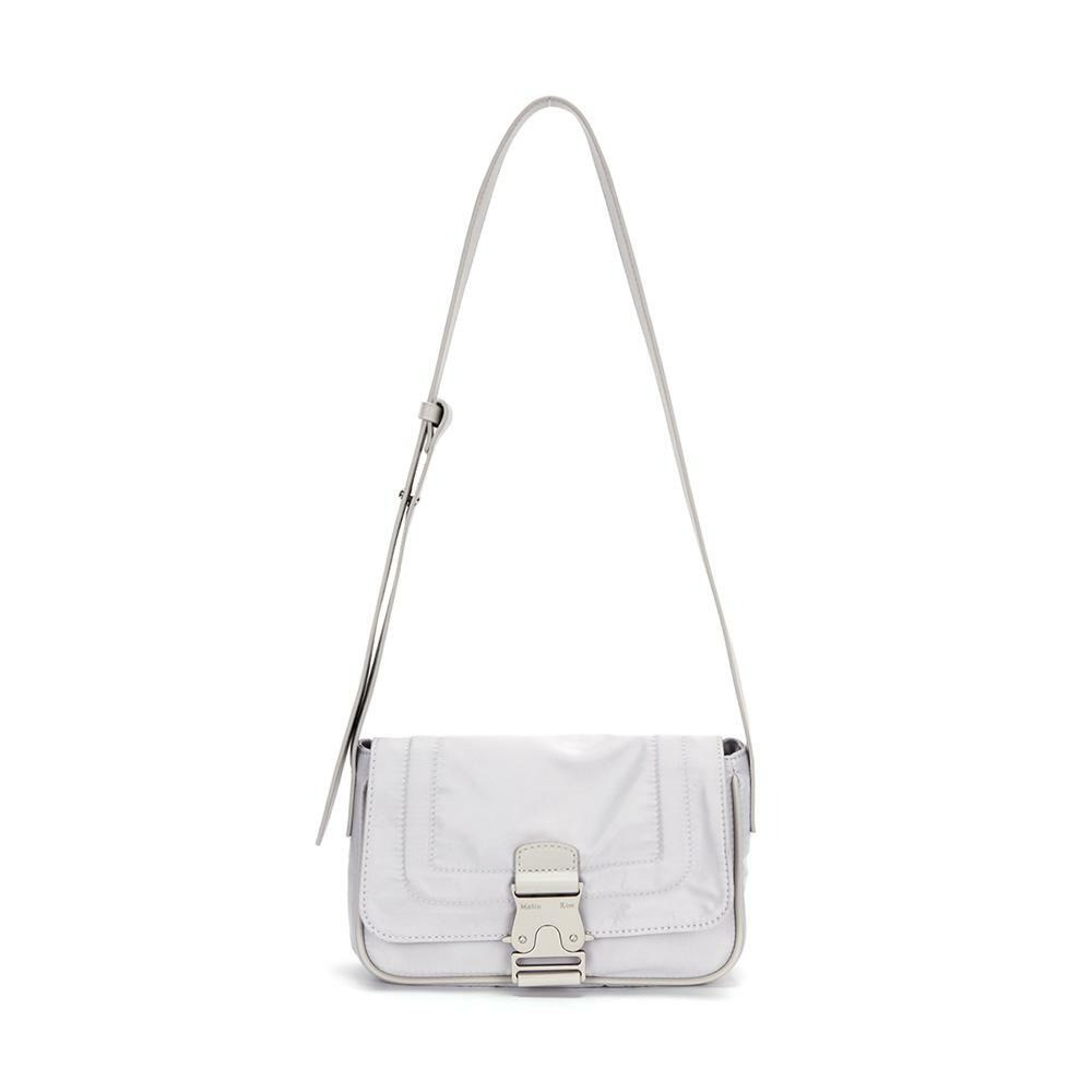 MINI BUCKLE BAG IN LIGHT GREY - 하고