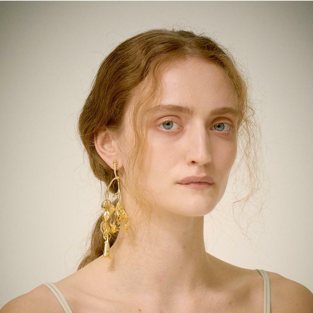 Dry Flower Earring Artwork - HAGO(하고)