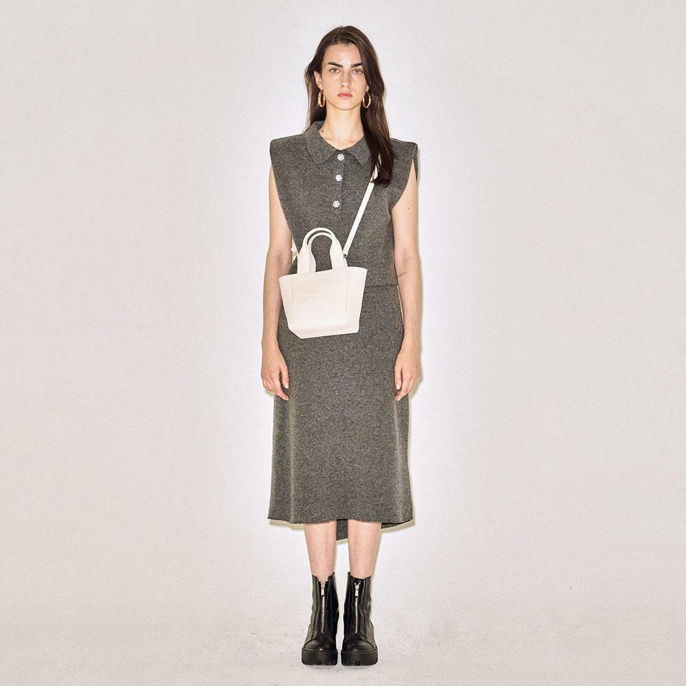 [리퍼브] SHOPPER EMBO MINI [IVORY] - 하고