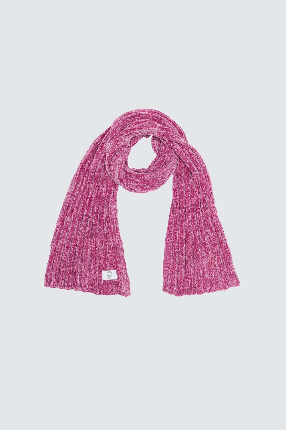 Velvet wide muffler_pink - HAGO(하고)