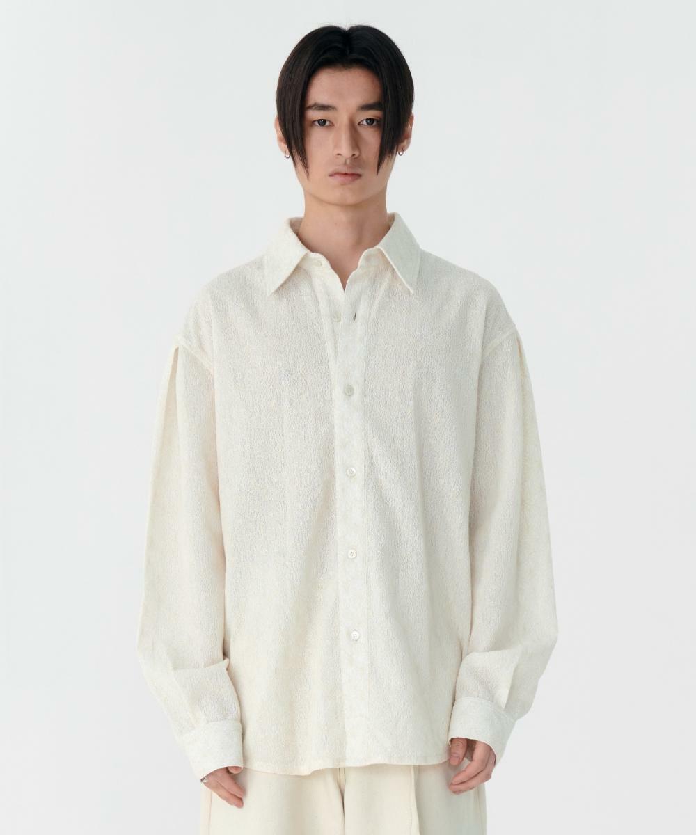 Wild Mesh Shirts - IVORY - 하고(HAGO)