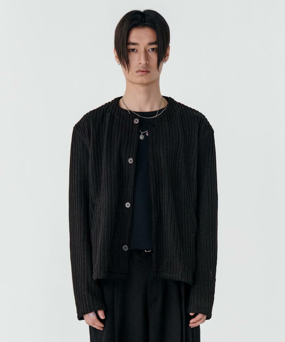 Twisted Liner Jacket - BLACK - HAGO(하고)