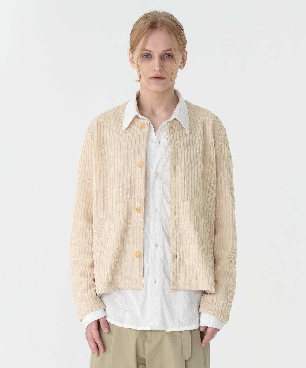 Twisted Liner Jacket - LBEIGE - 하고