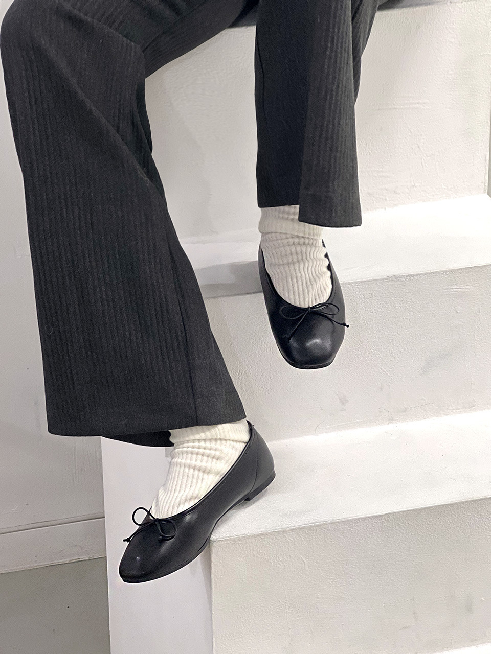 Ballerine Flat RS7027_Black - HAGO(하고)