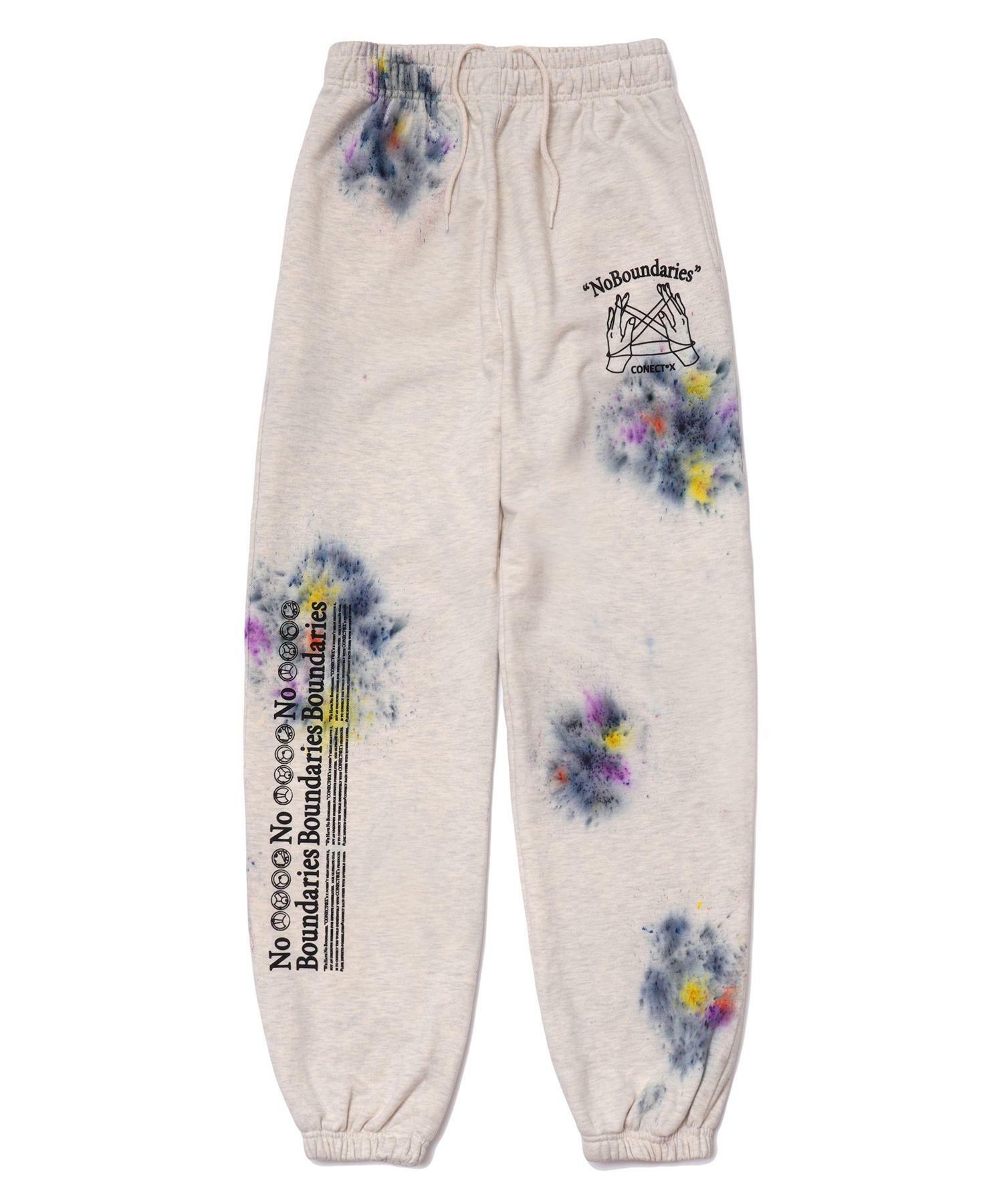 No Boundaries Hand Spray Dyed Sweatpants (multi/ivory ver.) - HAGO(하고)