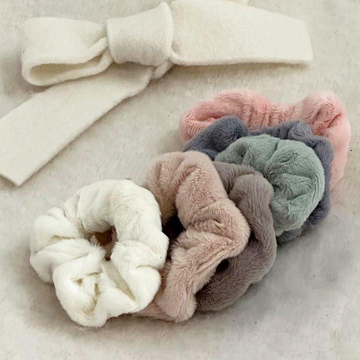 HB059 Fluffy soft hair scrunchie - 하고