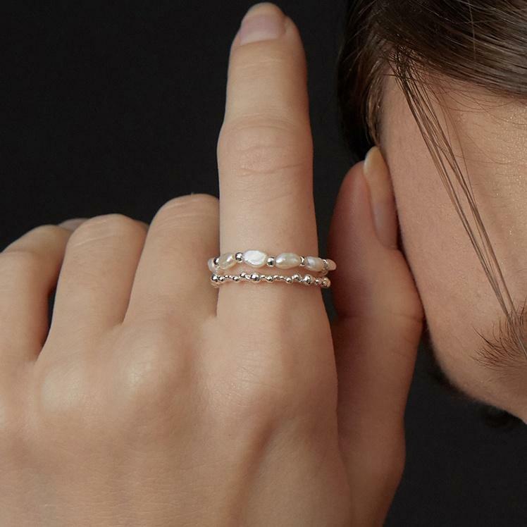 P&B SET RING (2colors) AR322006 - HAGO(하고)