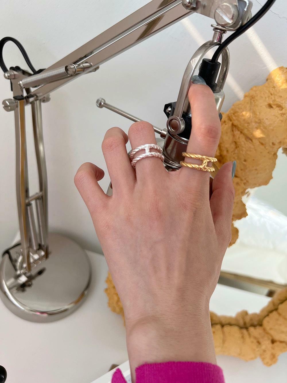 [925silver] Antique mood ring (silver) - 하고(HAGO)