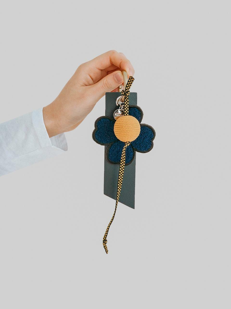 Good Luck Key Ring_Navy - HAGO(하고)