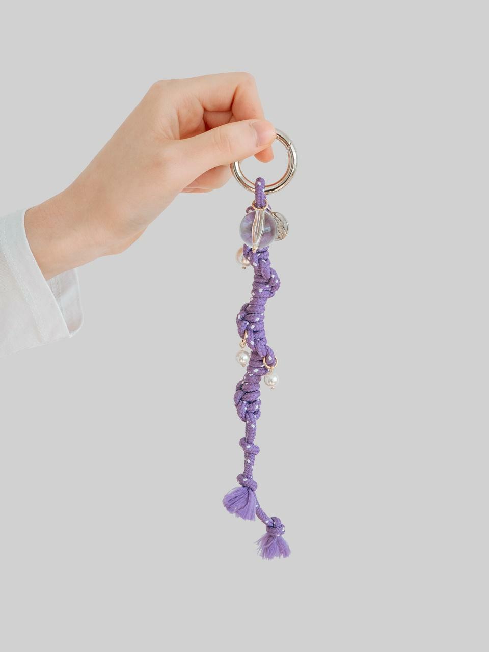 Pearl Key Ring_Purple - HAGO(하고)