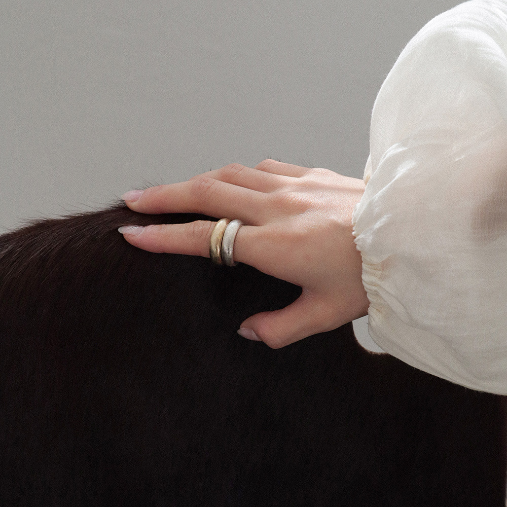 [Silver925]Texture Ring - HAGO(하고)