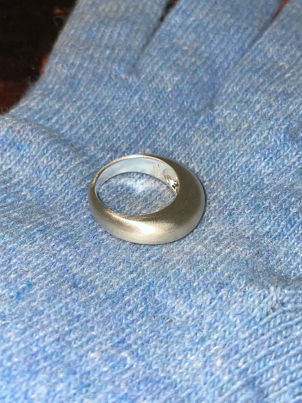 Dome ring (Thin, Silver) - 하고(HAGO)