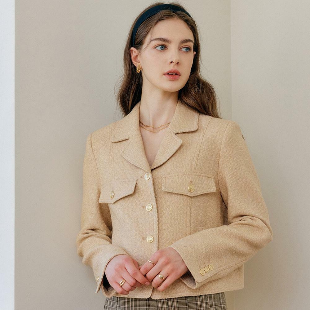 EMILY TWEED JACKET_2colors - HAGO(하고)