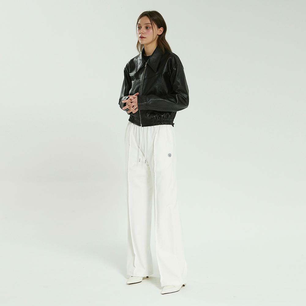 PLEAT STRING SWEAT PANTS (WHITE) - HAGO(하고)