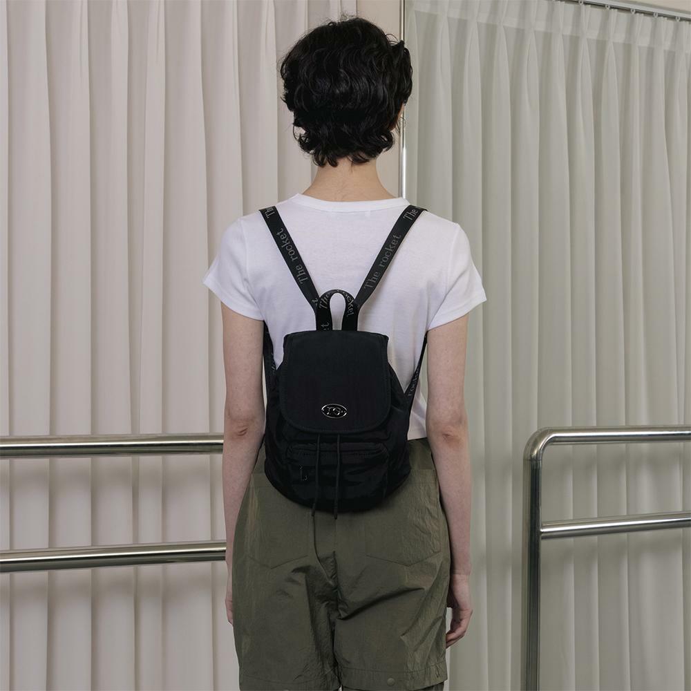 [6/8 예약배송] R RO NYLON MINI BACKPACK_BLACK - 하고(HAGO)