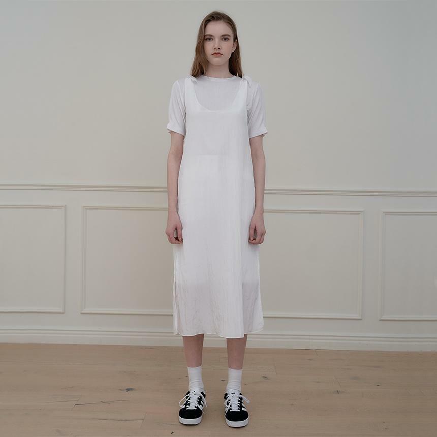 Wrinkle layered OPS(White) - 하고(HAGO)