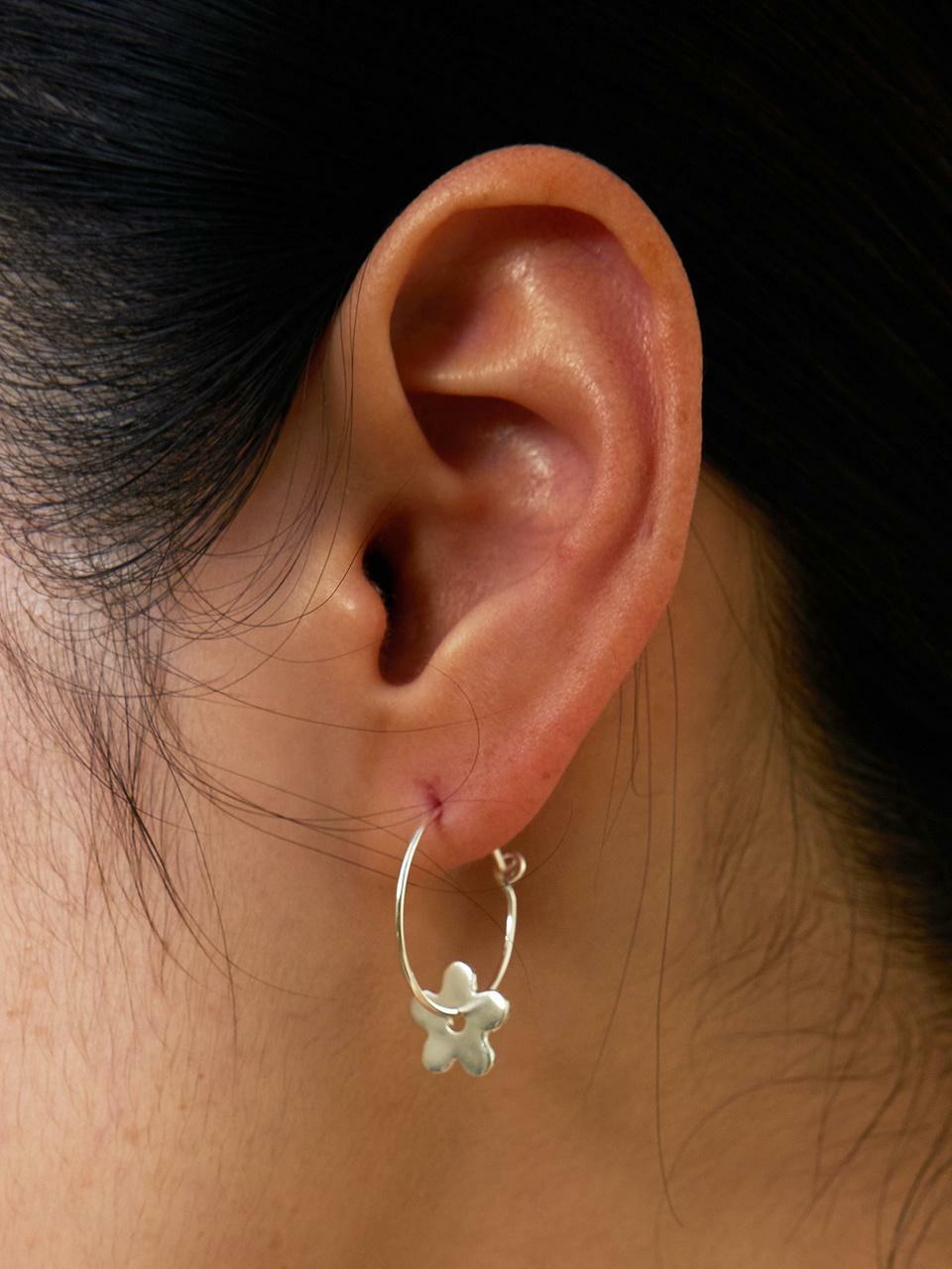 Flower ring earring - HAGO(하고)