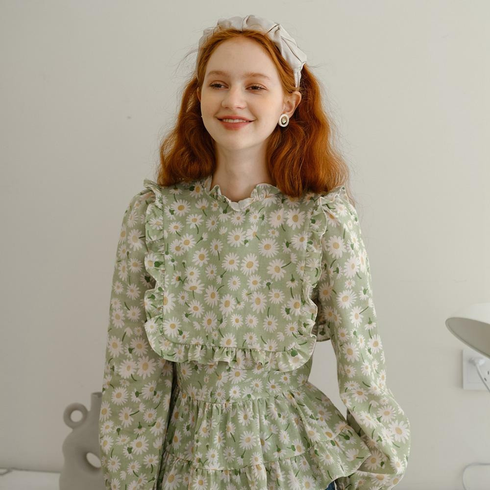 DD_Daisy frill collar blouse - 하고