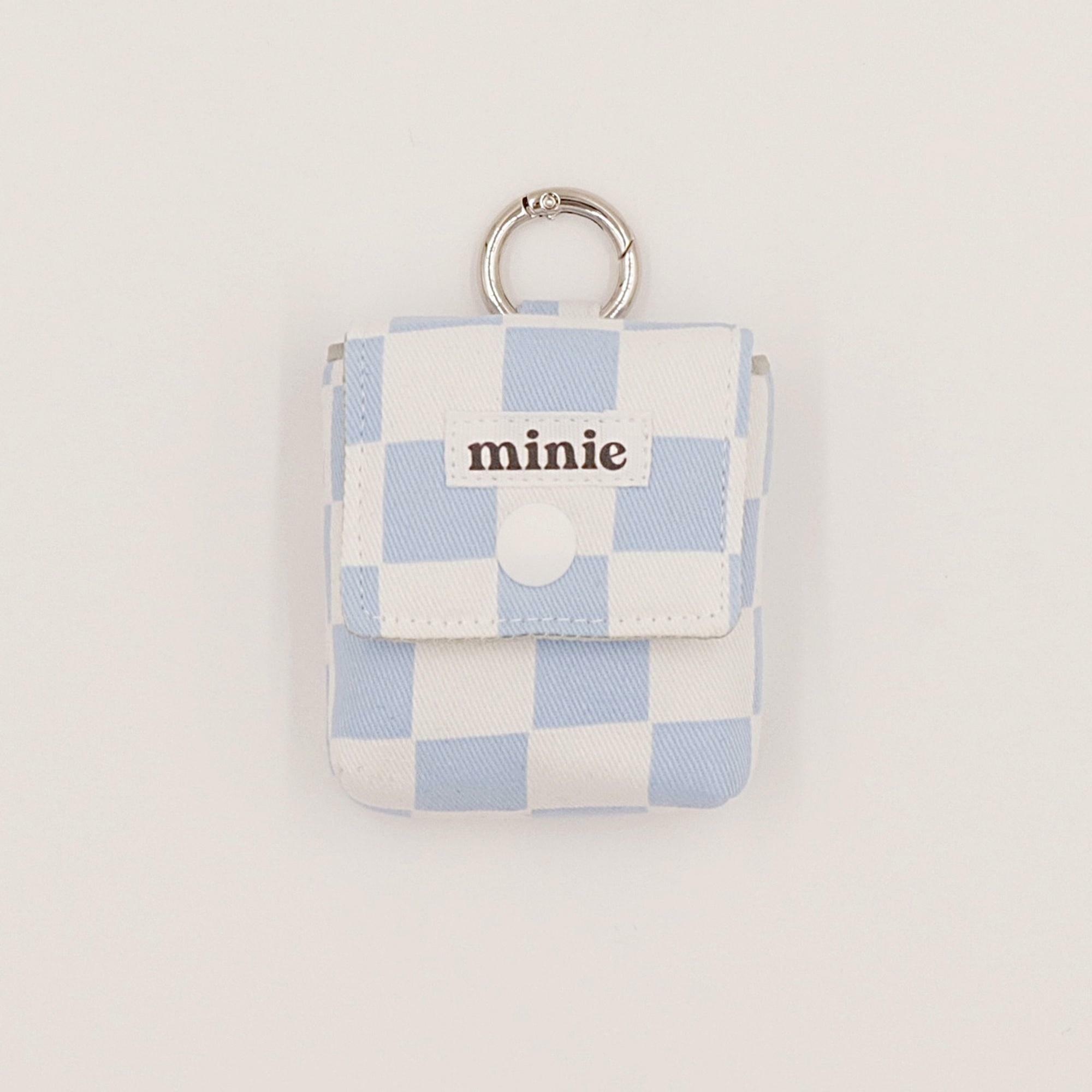 earphone pouch (Chess) - Sky blue - HAGO(하고)