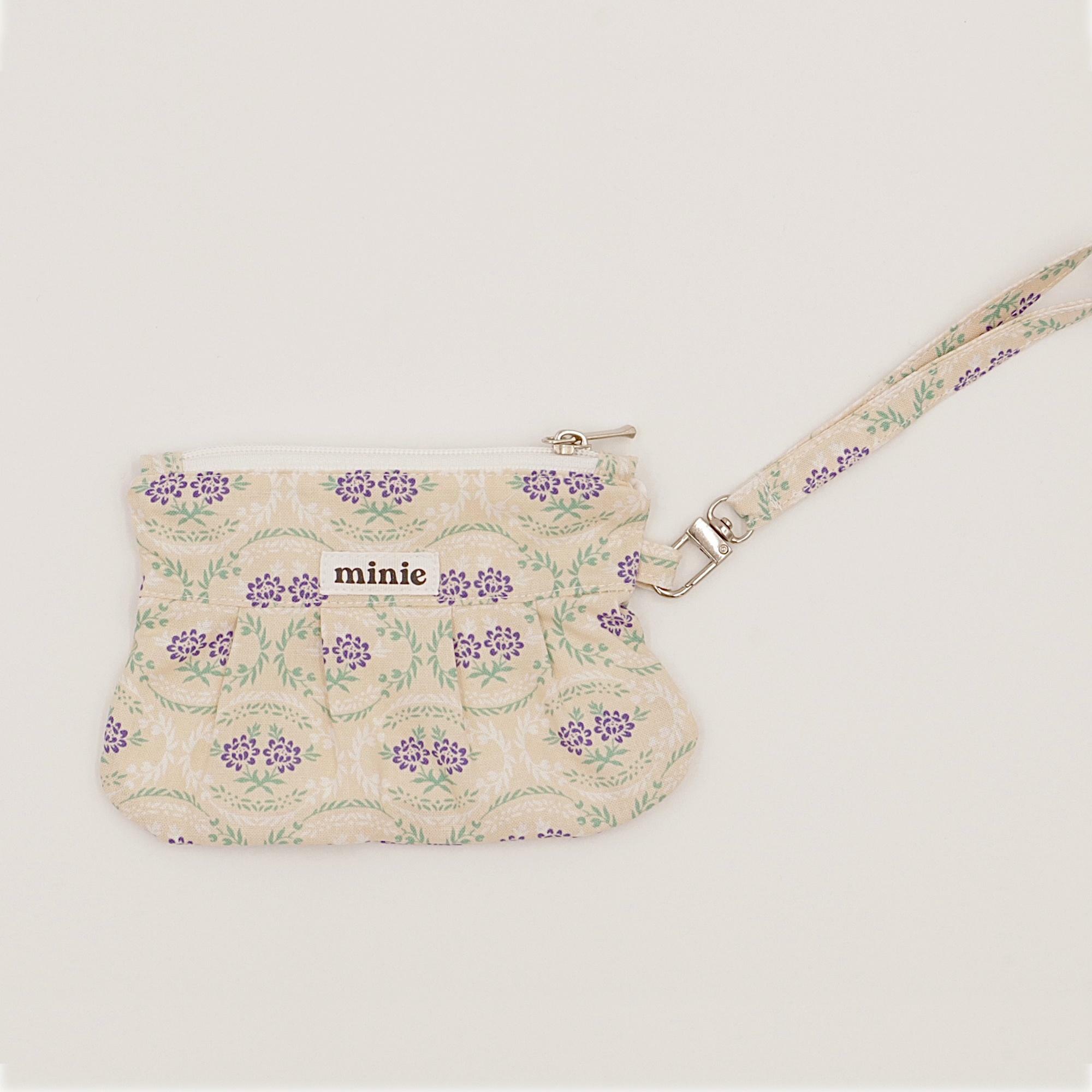 Cozy strap mini pouch - Flower - 하고