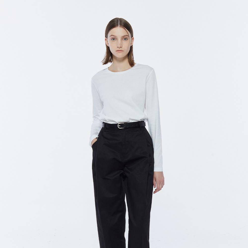 Basic silket long sleeve (Ivory) - 하고