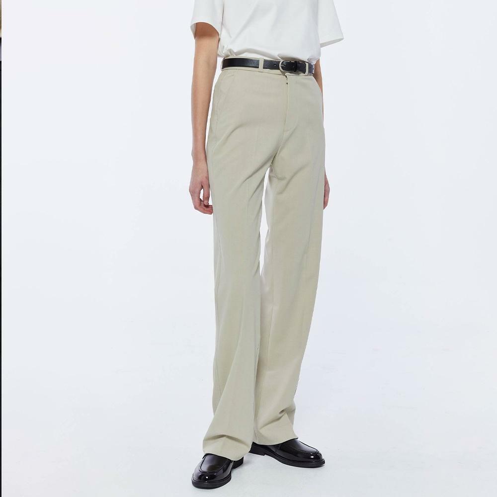 Wool blended slacks (Beige) - HAGO(하고)