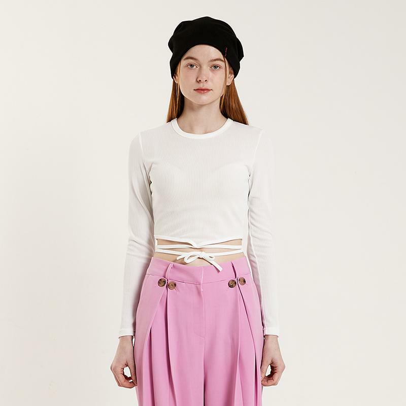 STRAP T.SHIRT_WHITE - HAGO(하고)