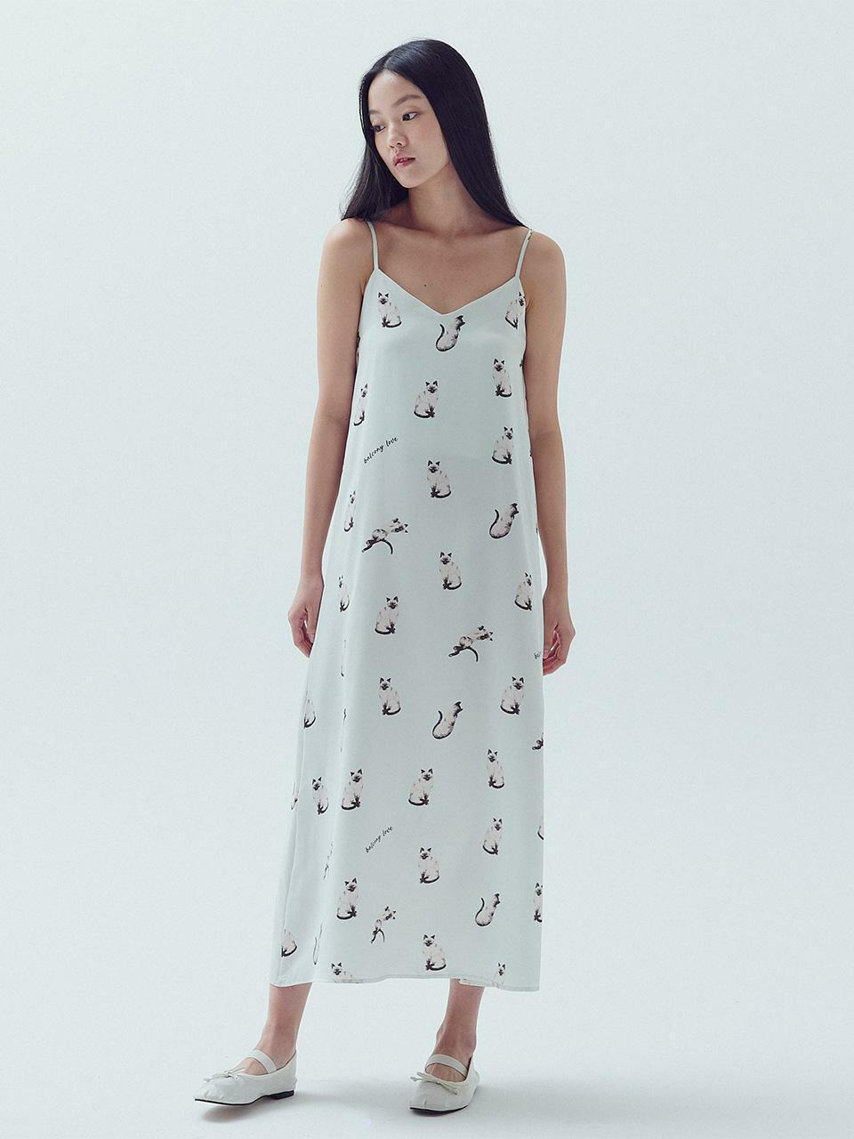 [4509-BCSHL] 샤미즈 슬립 Blue - 하고