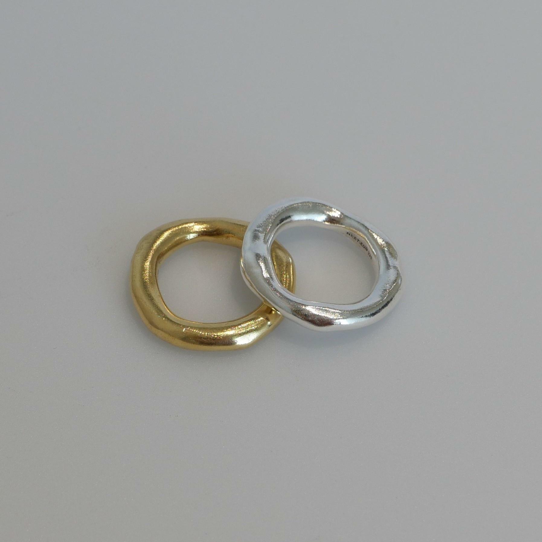 melting bold ring / silver - HAGO(하고)