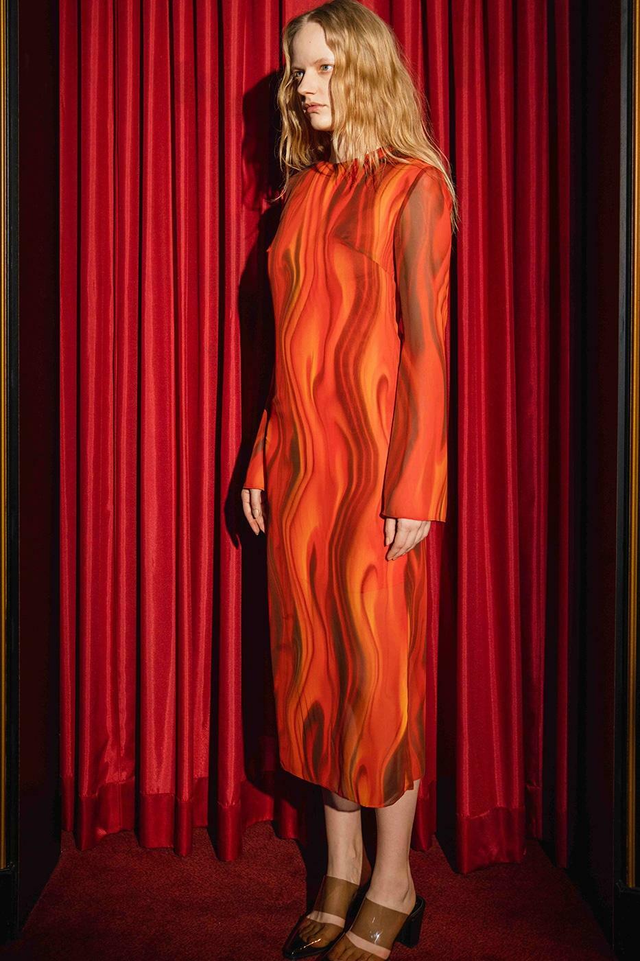 LONG GRADATION DRESS - 하고(HAGO)