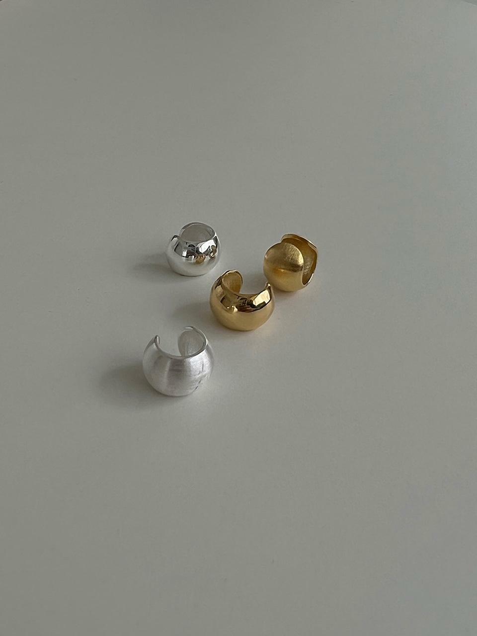 [92.5 silver] Max earcuff (gold, 2type) - HAGO(하고)