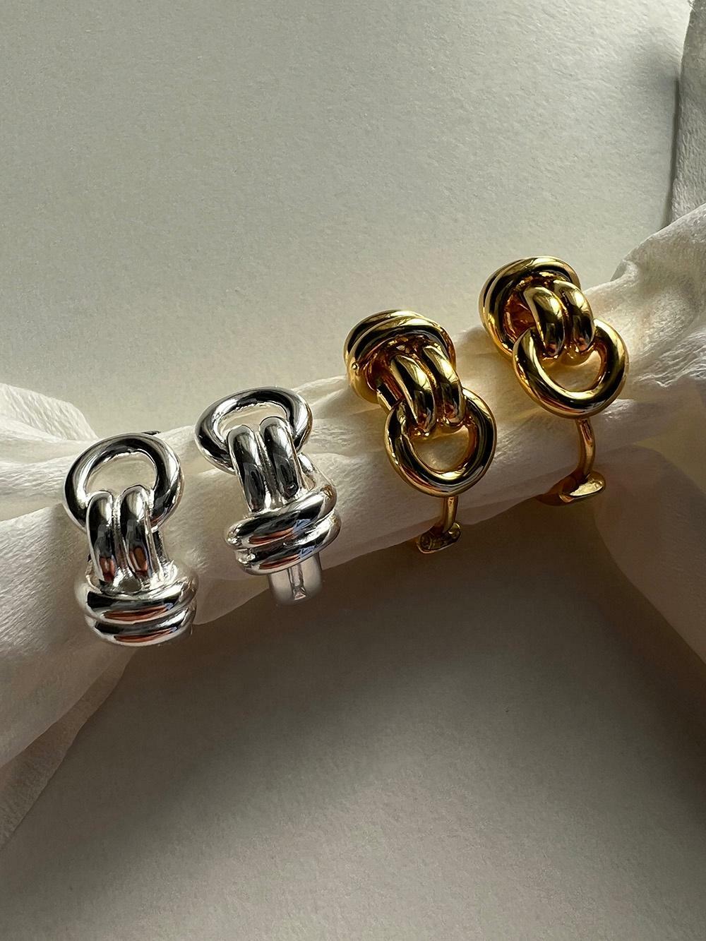 [92.5silver] Fav earring (silver) - 하고(HAGO)