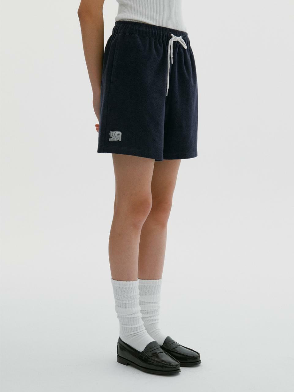 RB Sports Retro Terry Shorts Navy - HAGO(하고)