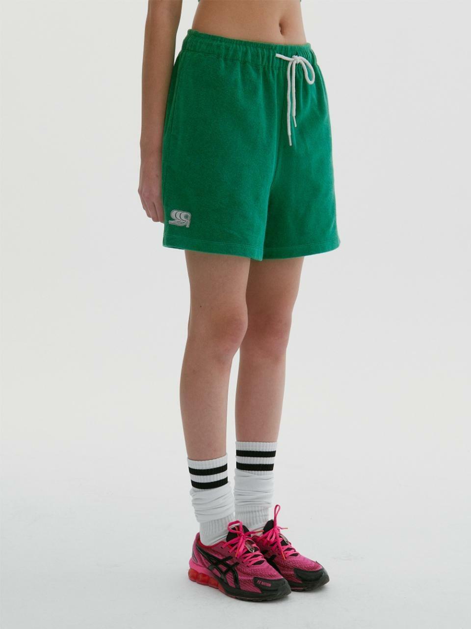 RB Sports Retro Terry Shorts Green - HAGO(하고)
