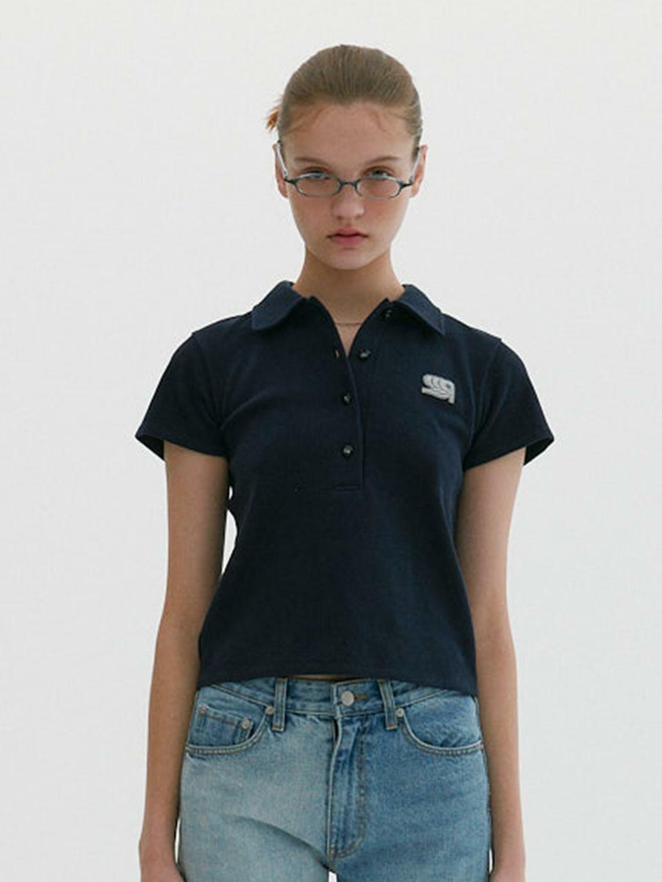 RB Sports PK T-shirts Navy - HAGO(하고)