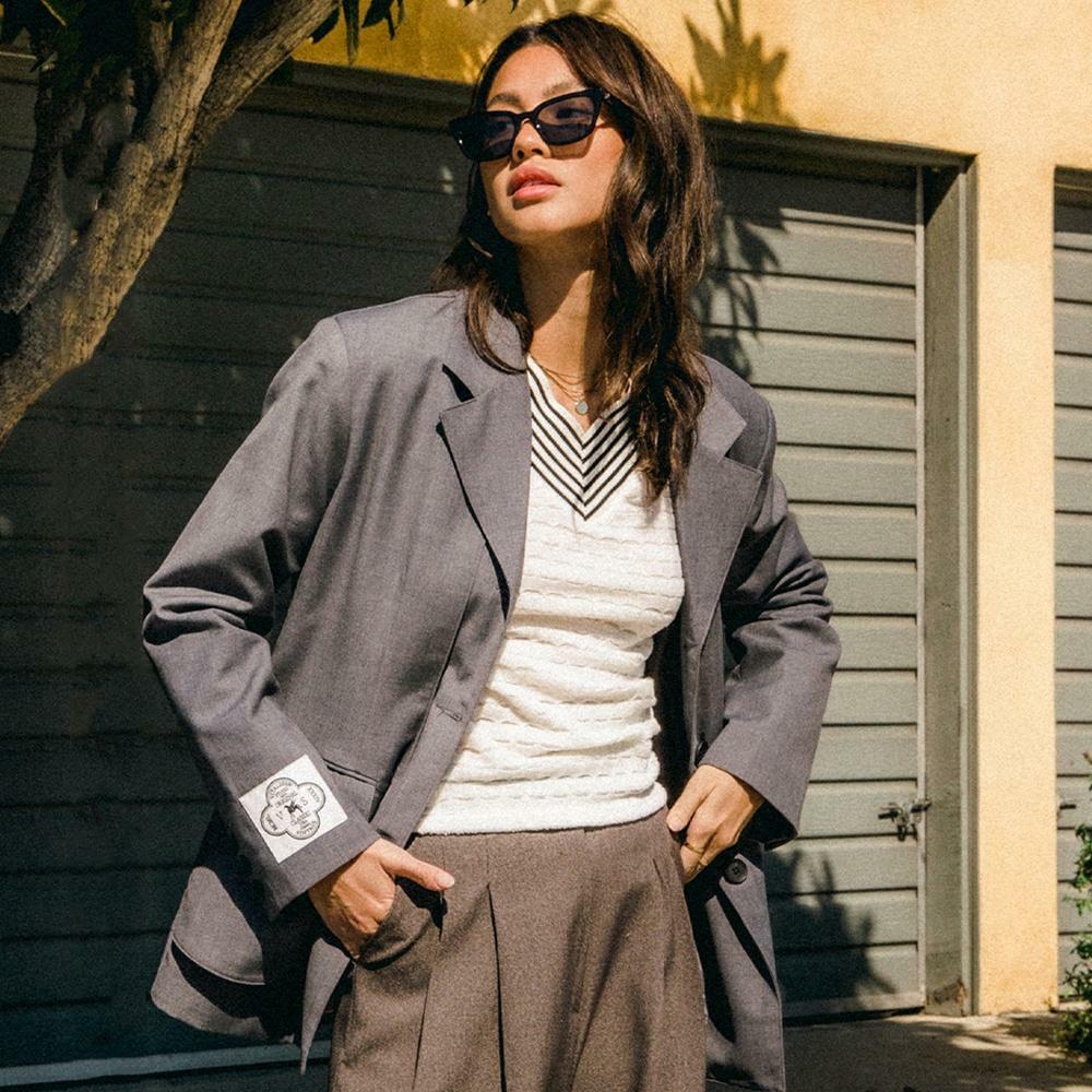 [LINE] Oversized Flap Jacket (2colors) - HAGO(하고)